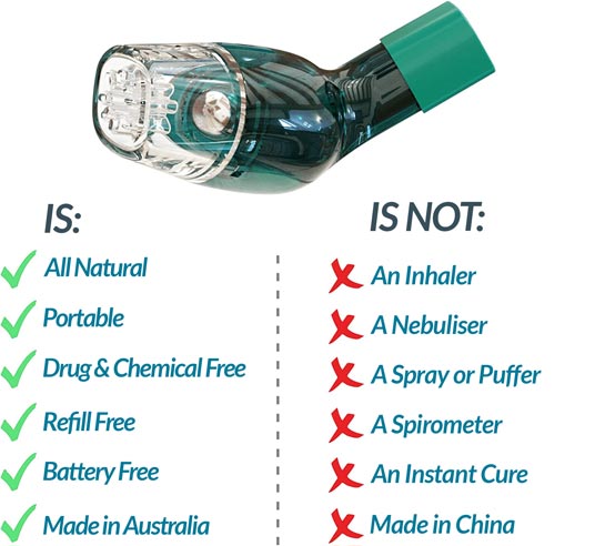 AirPhysio Oscillating Positive Expiratory Pressure Device